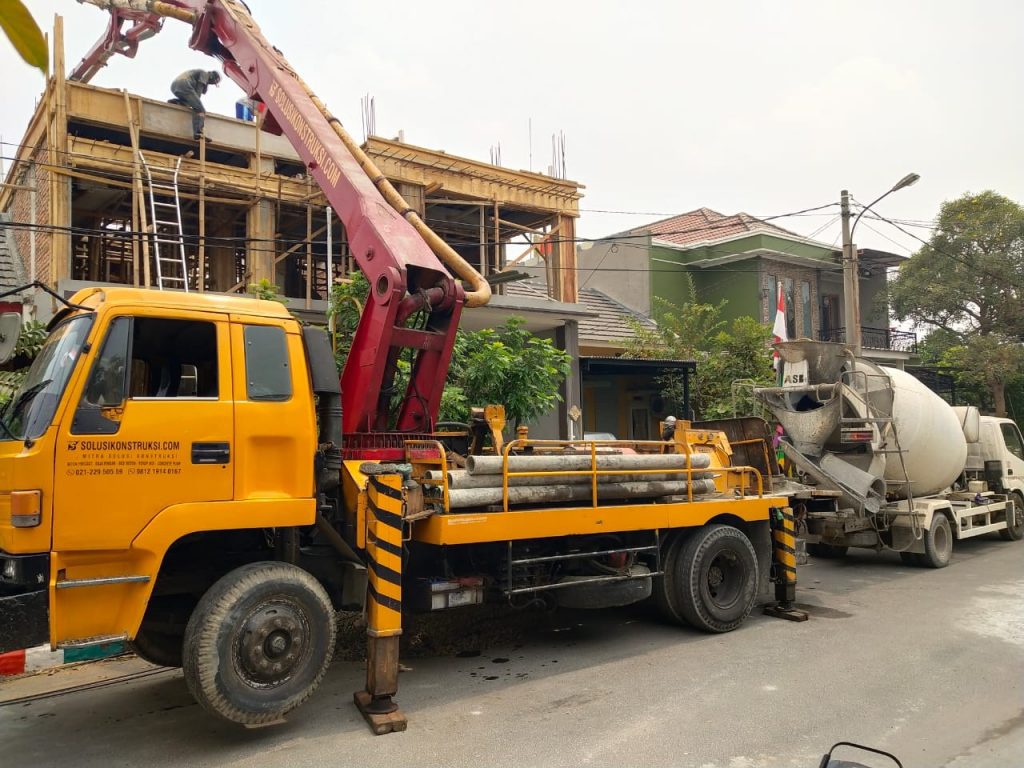Harga Sewa Pompa Beton Tangerang Rental Concrete Pump