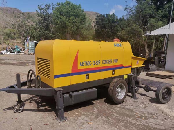 Harga Sewa Pompa Beton Kodok Rental Concrete Pump Portable